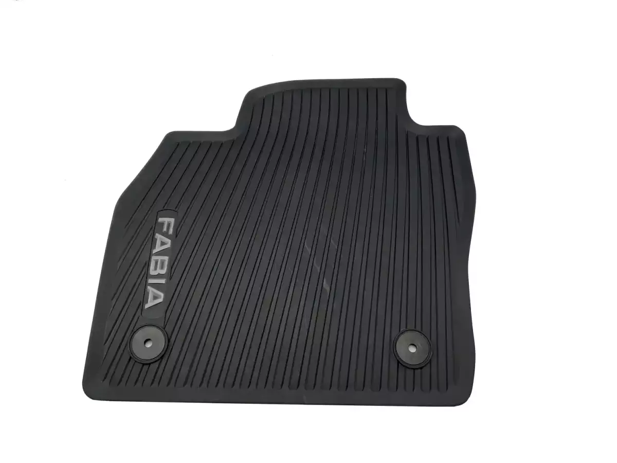 Original Skoda Fabia 4 floor mat set rubber black new RS Original Carsupply